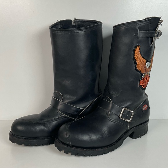 Harley-Davidson | Shoes | Vintage Carolina X Harley Davidson Engineer ...